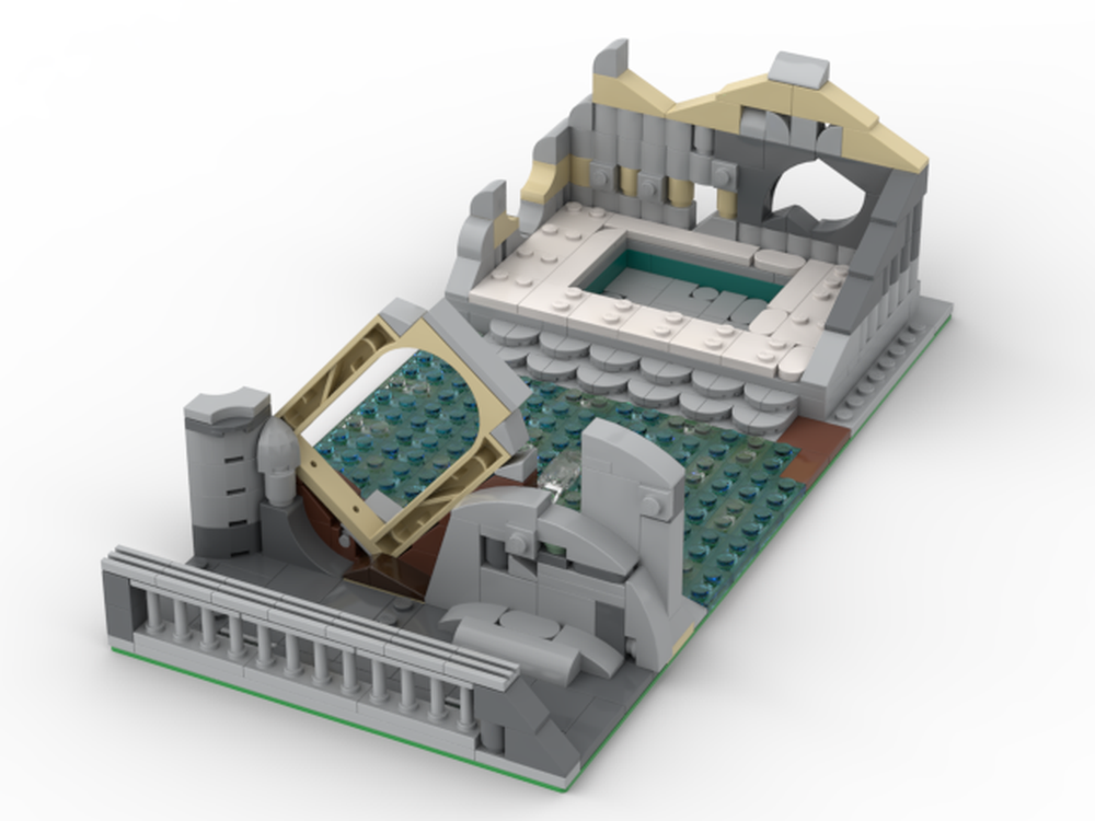 LEGO MOC Modular Ancient Ruins 9 by BrickAndBuildsI | Rebrickable ...