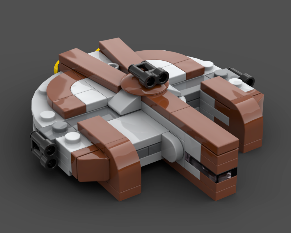 LEGO MOC The Ebon Hawk (Dynamic-Class Freighter) – Microscale KotOR ...