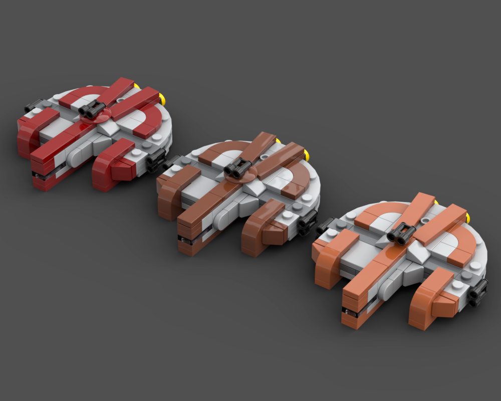 LEGO MOC-225366 The Ebon Hawk (Dynamic-Class Freighter) – Microscale ...