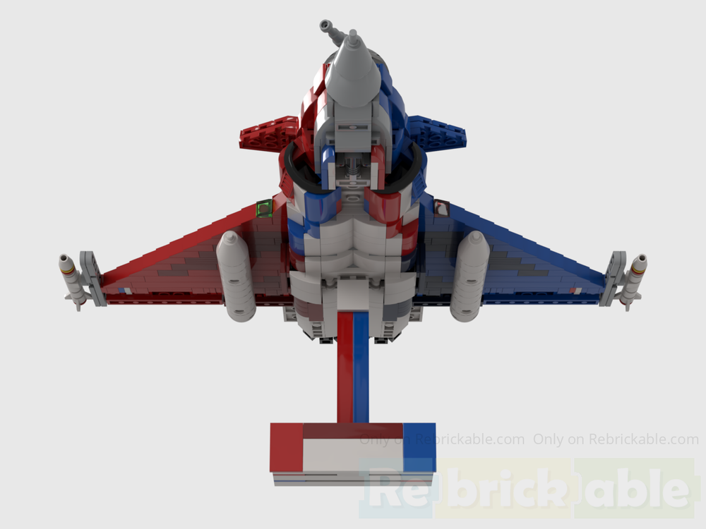 LEGO MOC Rafale Solo Display by Frinke | Rebrickable - Build with LEGO