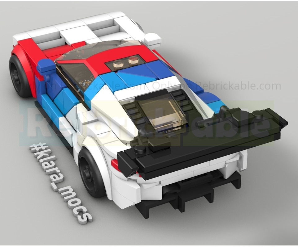 LEGO MOC-225375 BMW M4 GT3 V2 by klara_mocs | Rebrickable - Build with LEGO