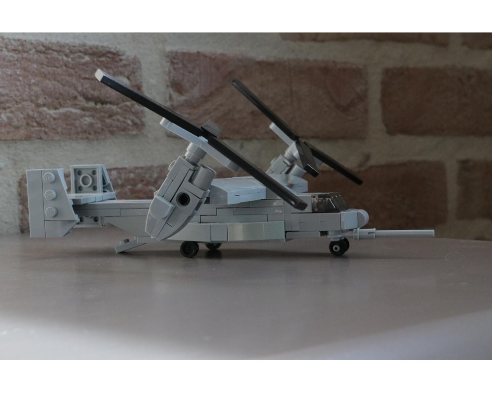 LEGO MOC V-22 Osprey (1/110 scale) by Vincent W | Rebrickable - Build ...