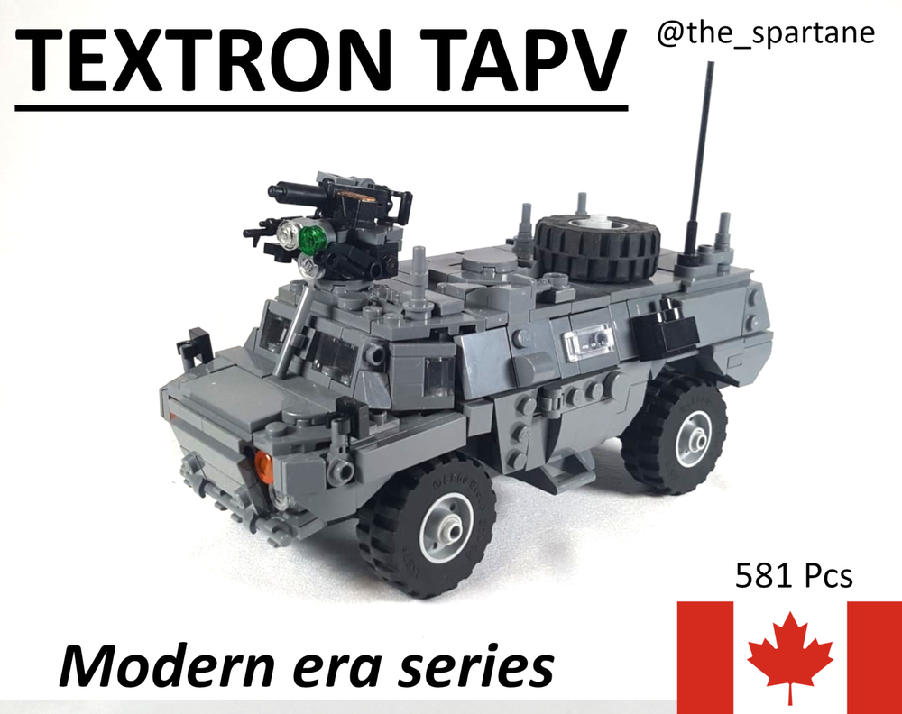LEGO MOC-225385 TEXTRON TAPV by Spartane | Rebrickable - Build with LEGO