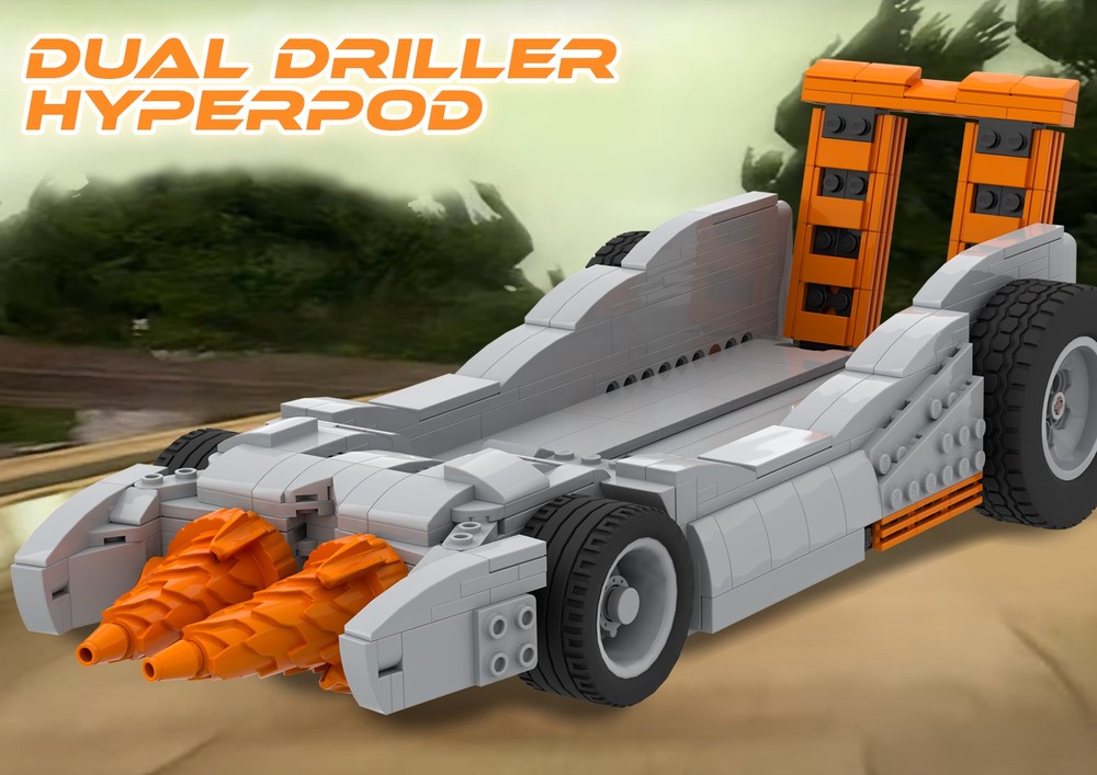 LEGO MOC Dual Driller Hyperpod – Hot Wheels: Acceleracers by Pfundjj ...