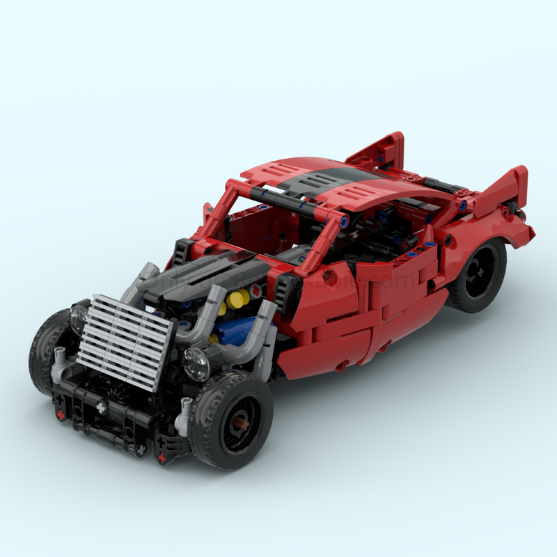 LEGO MOC Hot Rod by Hrom4k_lego_technic | Rebrickable - Build with LEGO