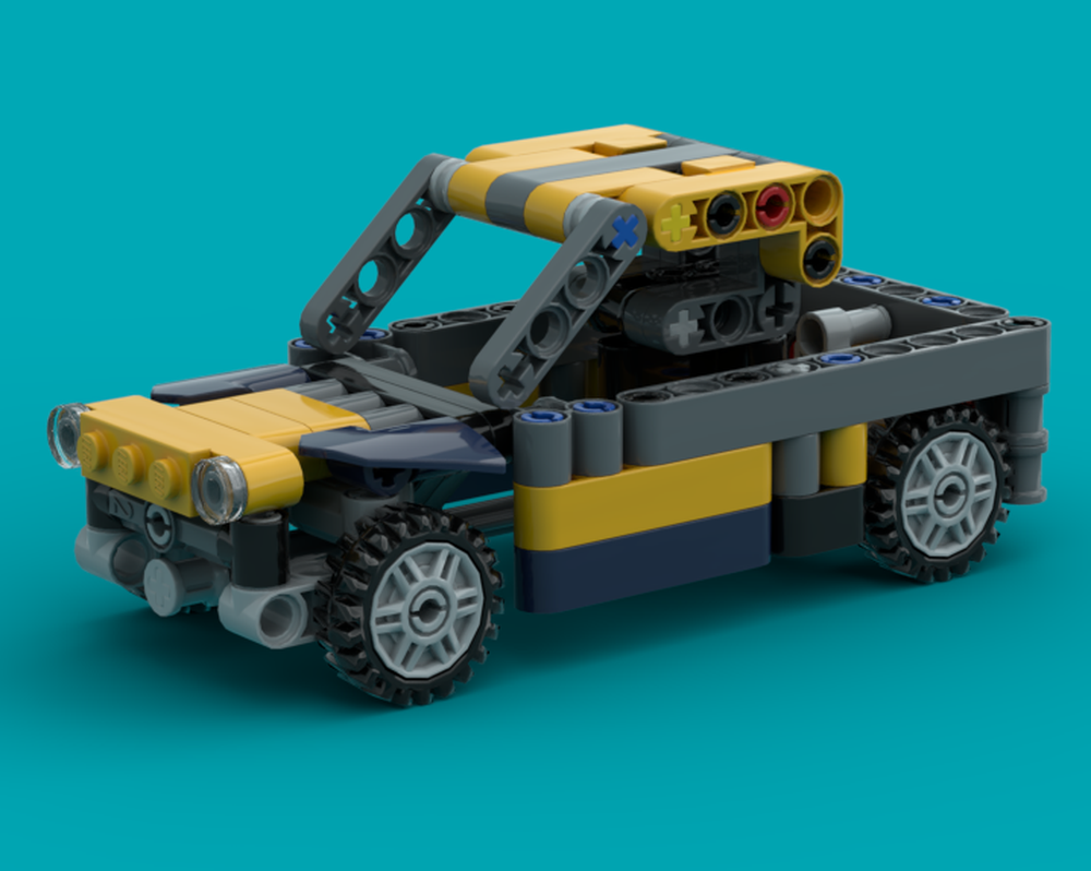 LEGO MOC Small pickup from 42147 by BoomBrick | Rebrickable - Build ...
