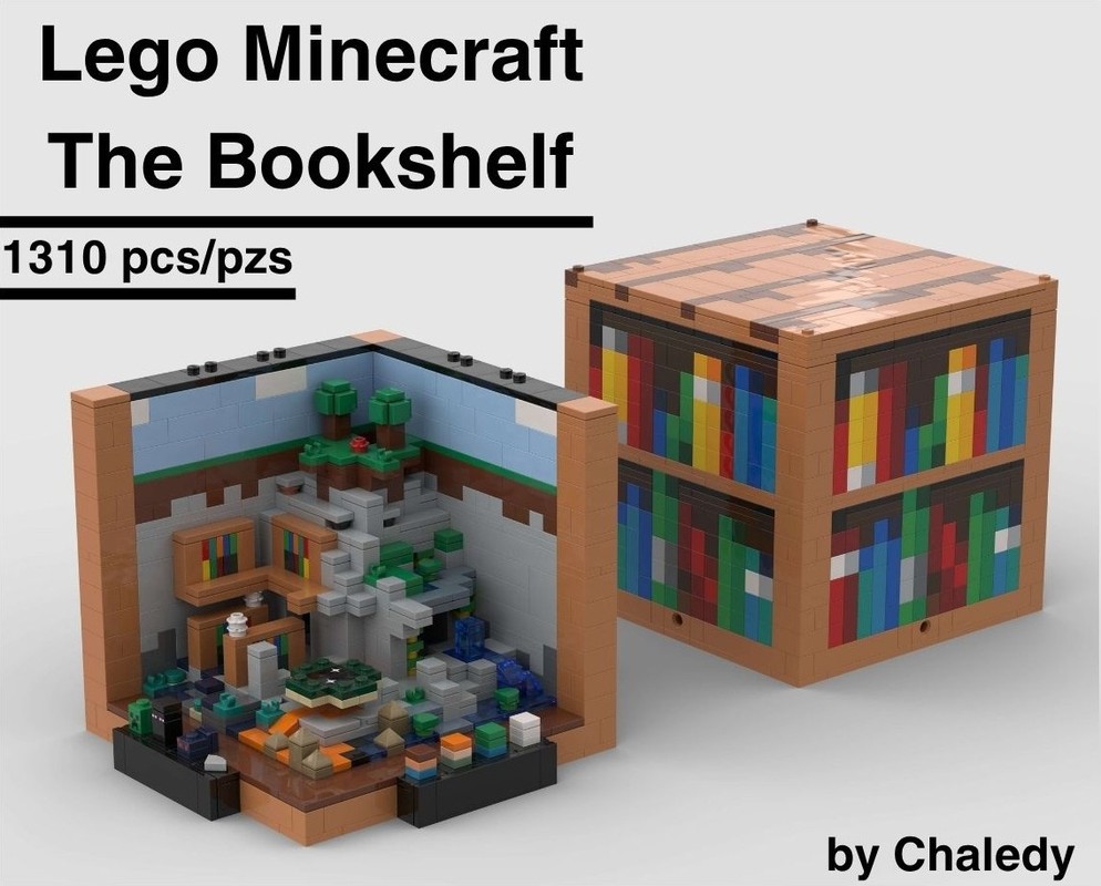LEGO MOC-225409 Lego - The Bookshelf by Chaledy | Rebrickable - Build ...