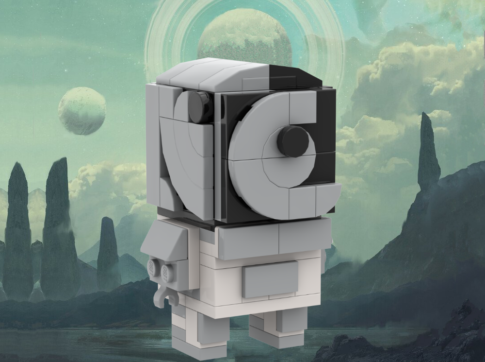 LEGO MOC Brickheadz Murderbot Sec Unit by Rossco311 | Rebrickable ...