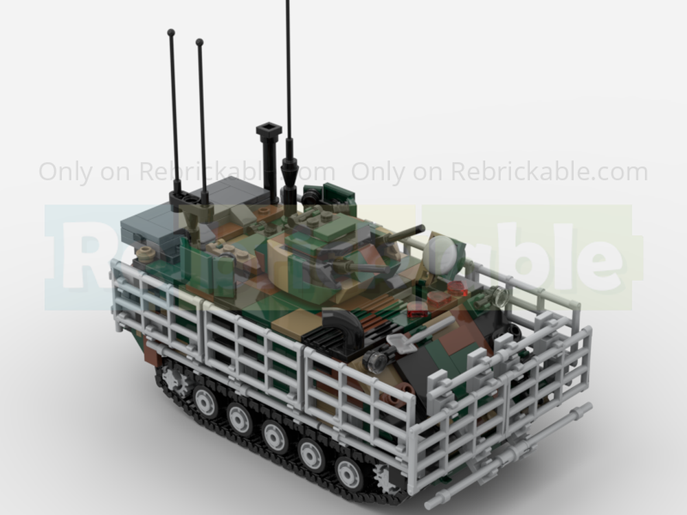 LEGO MOC TLAV with turret by HMMWVmocs | Rebrickable - Build with LEGO