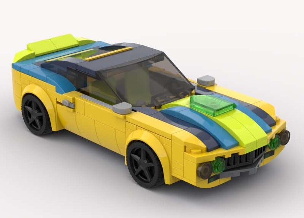 LEGO MOC-225420 Classic 1970s Chevy Camaro Modification build from set ...