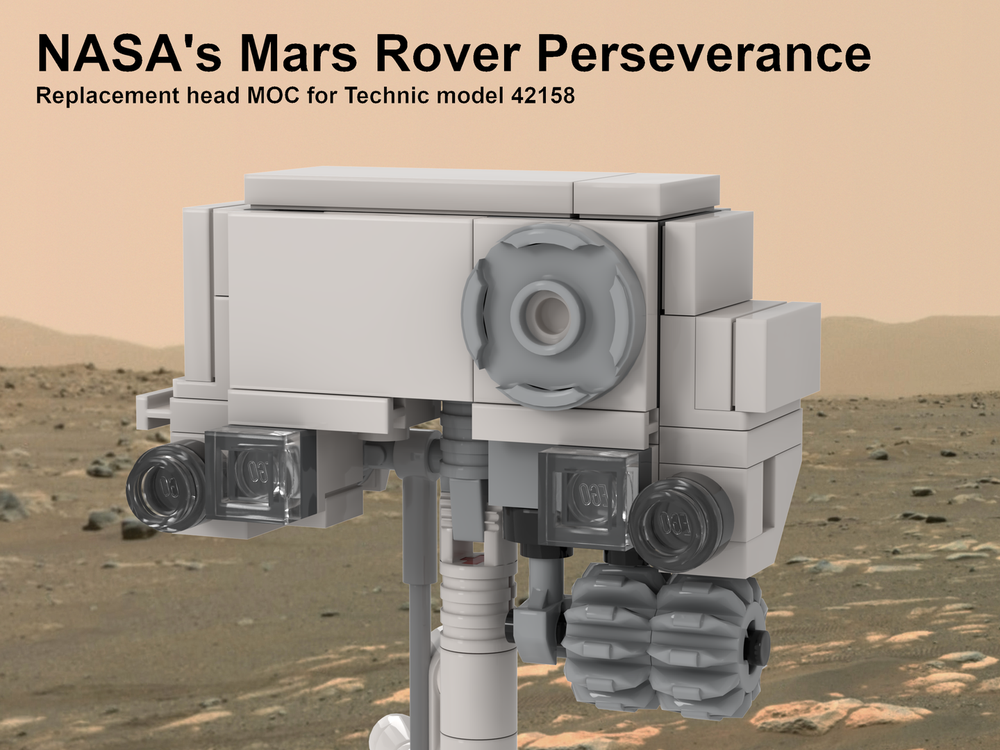 LEGO MOC-225424 NASA's Perseverance Rover - New Head for Technic model ...