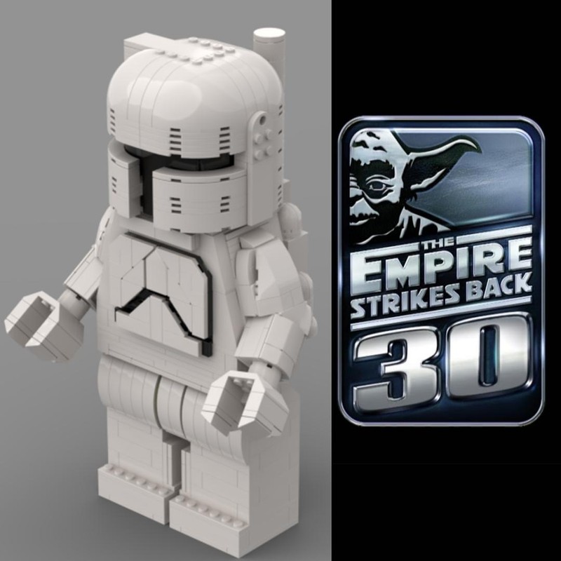 LEGO MOC classic white boba minifigure up-scaled by Soullessone ...
