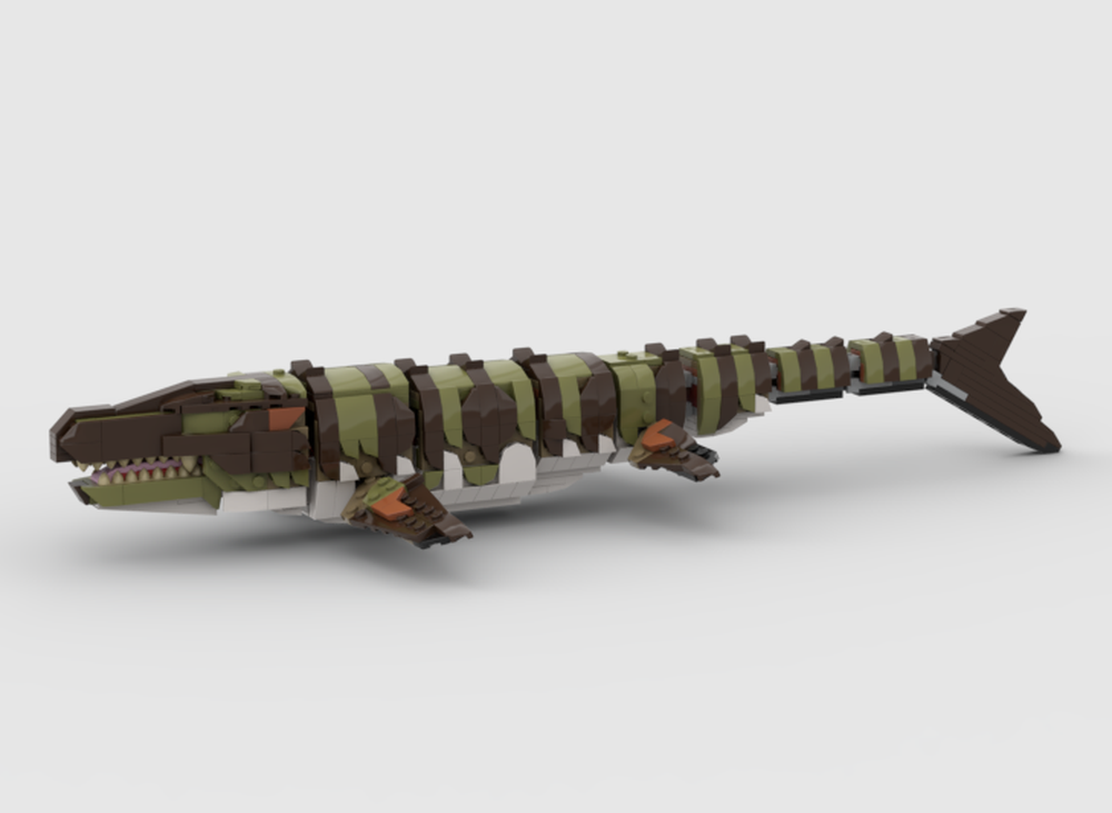 LEGO MOC 76974 Mosasaurus Mods Part 3 - Neck by AndrewG123 ...