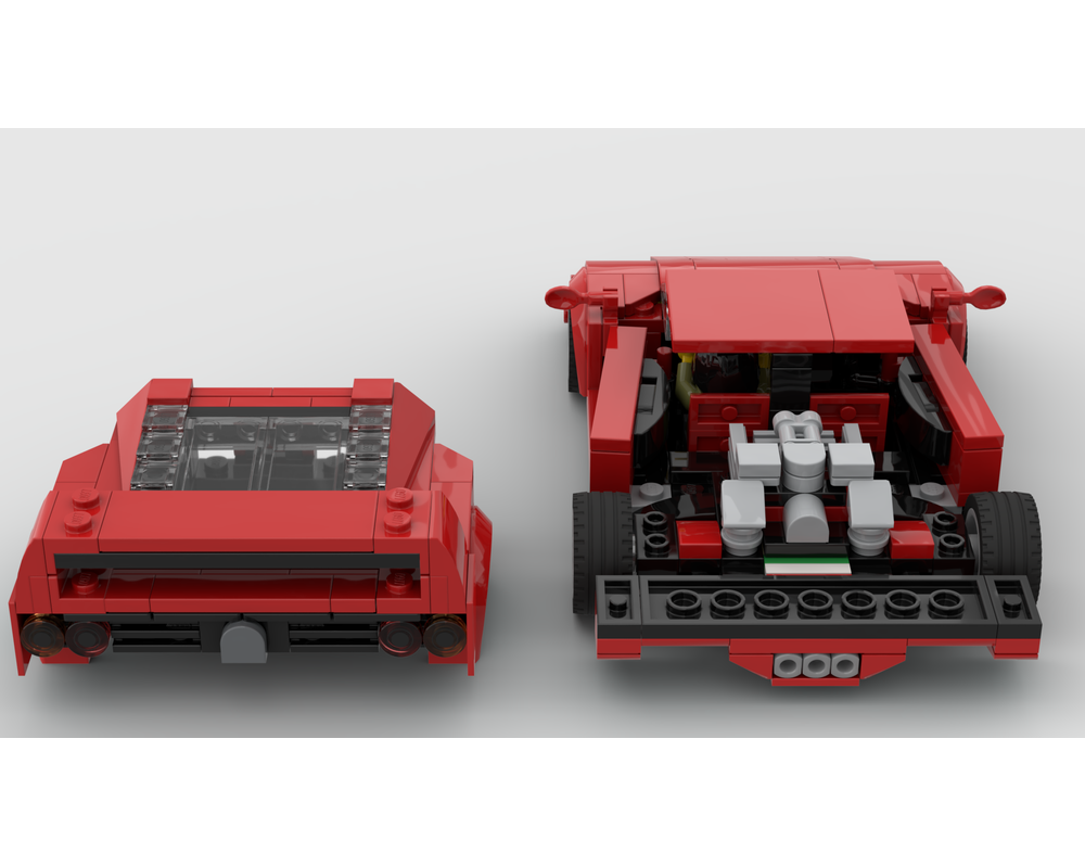 LEGO MOC F40 10-bolt wide – Modified version 76934 by maxicarsmoc ...