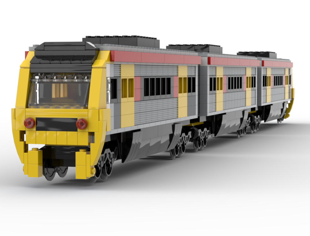 LEGO MOC Queensland Rail IMU 160 Series by lcasssss | Rebrickable ...