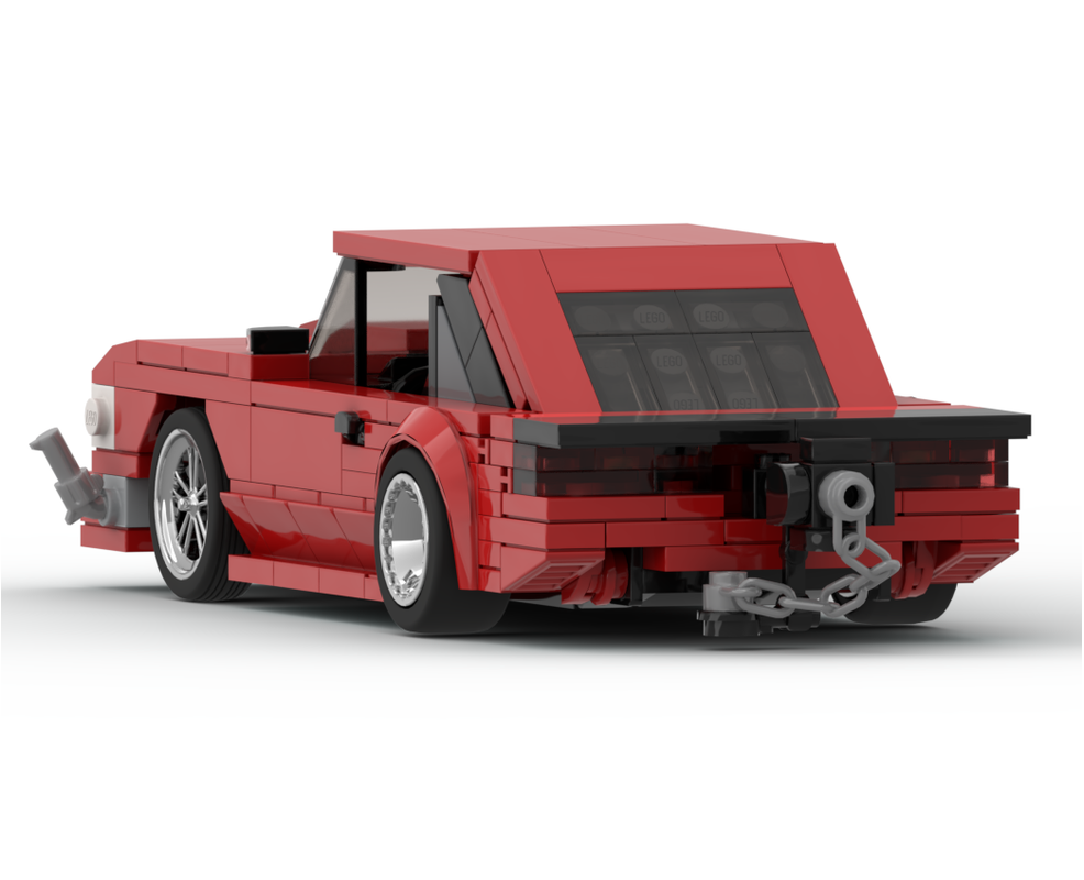 LEGO MOC-225439 Ford Mustang Foxbody Drag Car by Kaze Bricks ...