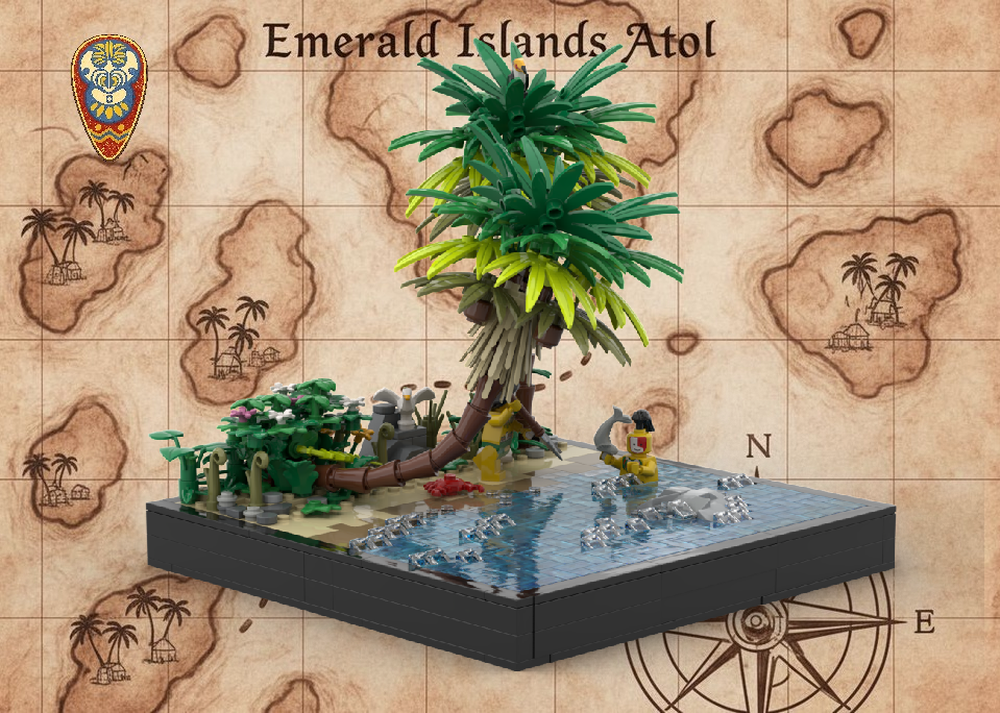 LEGO MOC Tropical shore left extension 1 by JollyRogers8441 ...