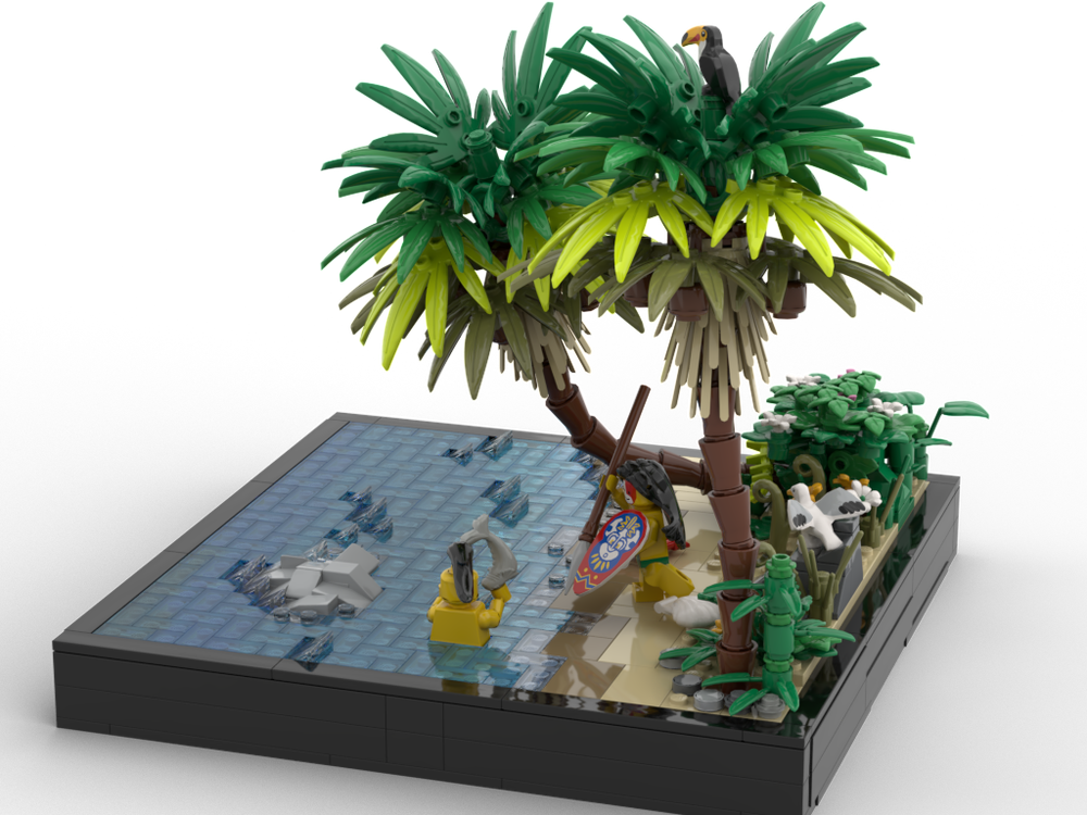LEGO MOC Tropical shore left extension 1 by JollyRogers8441 ...