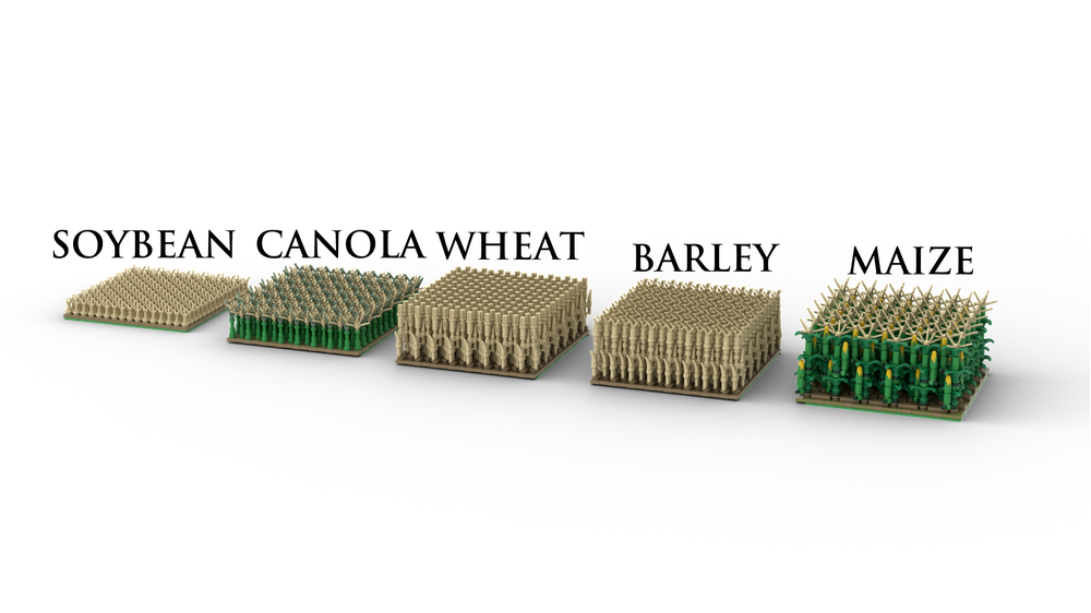 LEGO MOC Harvestable Crop Tiles by Yellow.LXF | Rebrickable - Build ...
