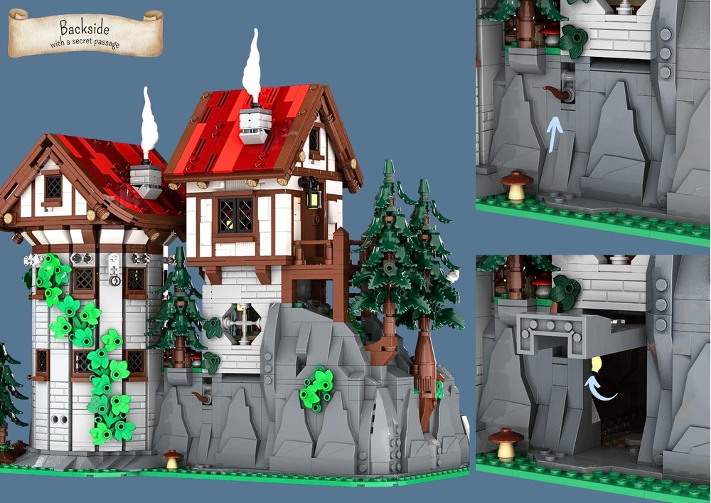 LEGO MOC-225455 Crystal Keep by lux.bricks | Rebrickable - Build with LEGO