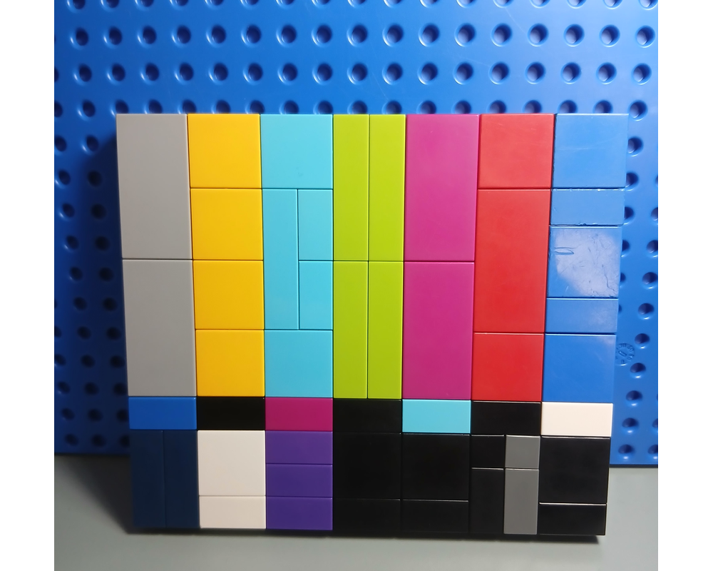 LEGO MOC TV Colour Bars by ThatRandomLegoTechnicGuy | Rebrickable ...