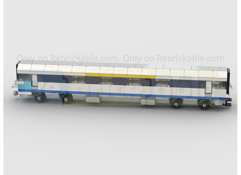 LEGO MOC-225497 40518 Alt Build - Metro / Subway Style Train With ...