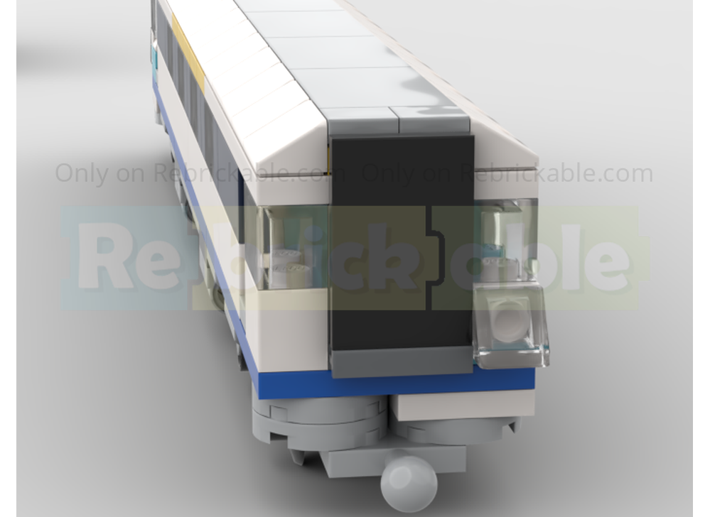 LEGO MOC 40518 Alt Build - Metro / Subway Style Train With Station by ...