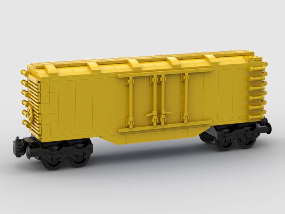 LEGO MOC Train Box Car by Bevinsbricks | Rebrickable - Build with LEGO