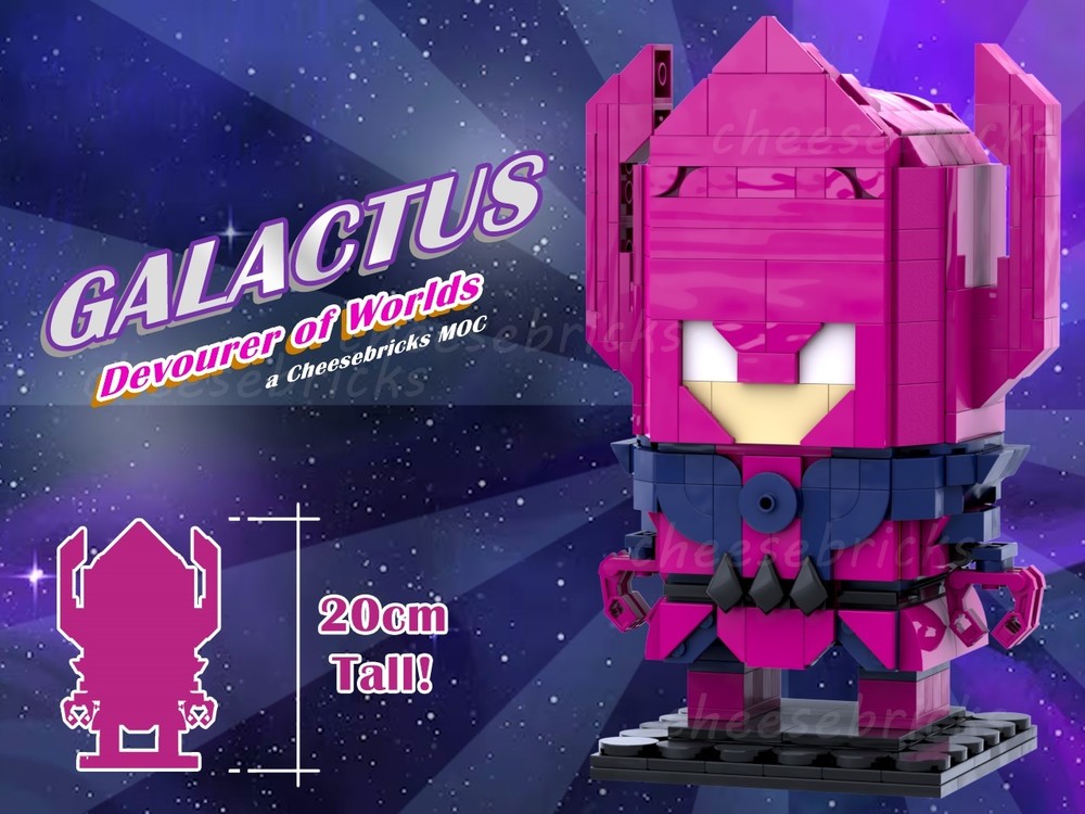 LEGO MOC Galactus Fantastic Four Brickheadz Marvel by cheesebricks ...