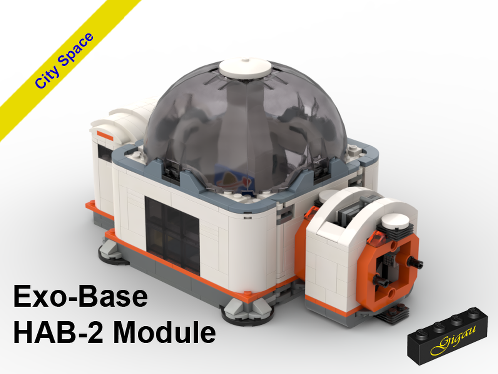 LEGO MOC-225518 Exo-Base HAB-2 Module by gigau | Rebrickable - Build ...
