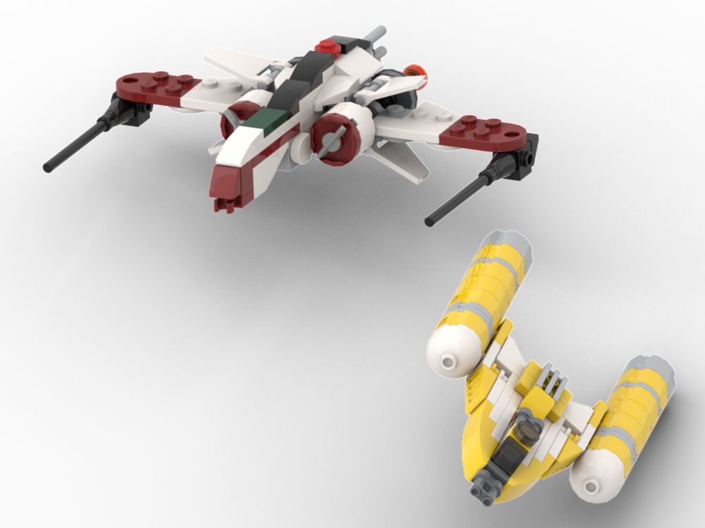 LEGO MOC-225524 ARC-170 & Y wing fighter by PierreMiniBricks ...