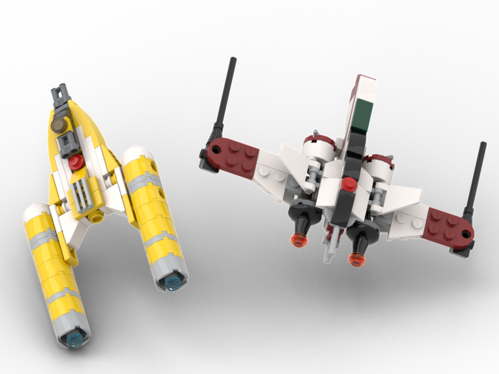 LEGO MOC-225524 ARC-170 & Y wing fighter by PierreMiniBricks ...