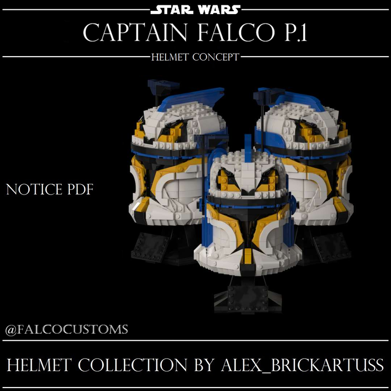 LEGO MOC-225525 Helmet Captain Falco by Alex_BricKartuss | Rebrickable ...