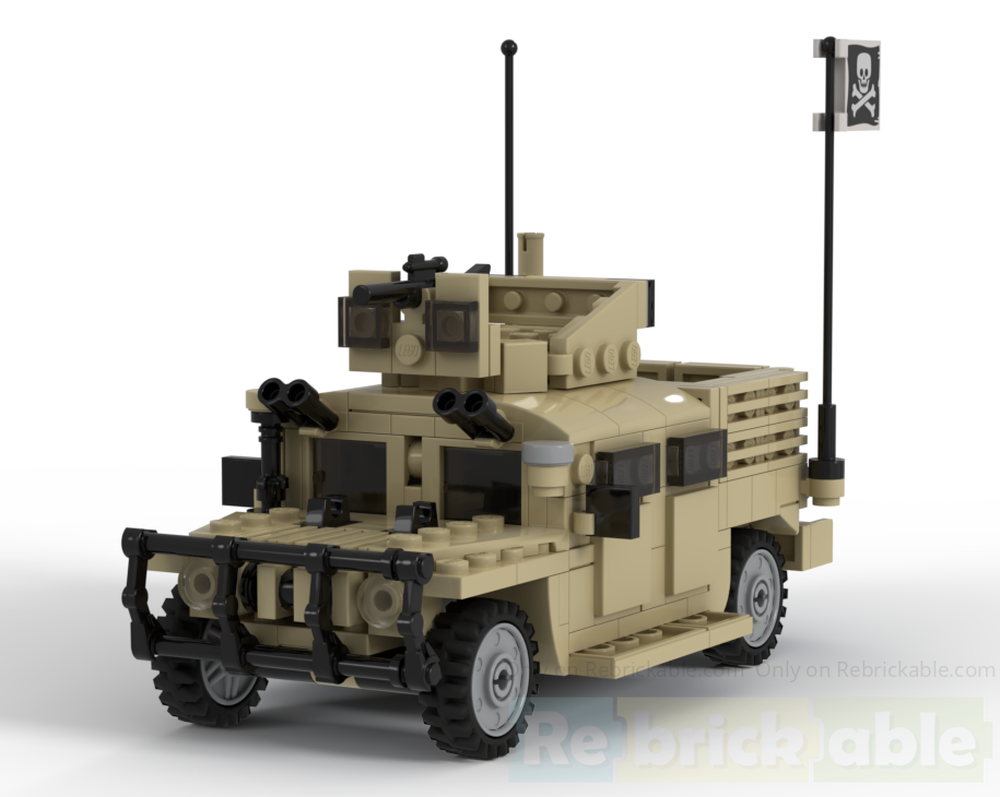 LEGO MOC HMMWV M1165A1 GMV by 500 HEAVY | Rebrickable - Build with LEGO