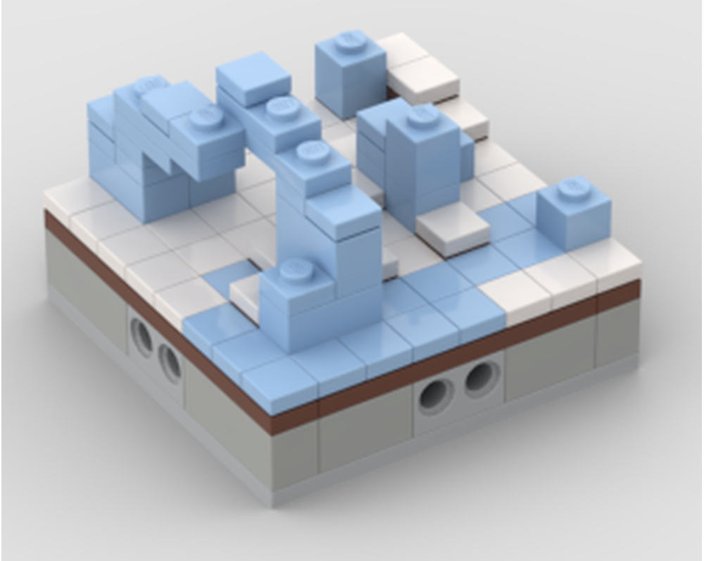 LEGO MOC-225540 Mini World-Ice Spikes by Heyden | Rebrickable - Build ...