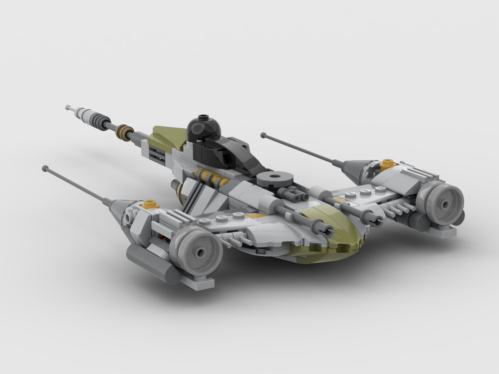 LEGO MOC Mando's Custom N1 Starfighter by Gren_Mamba | Rebrickable ...