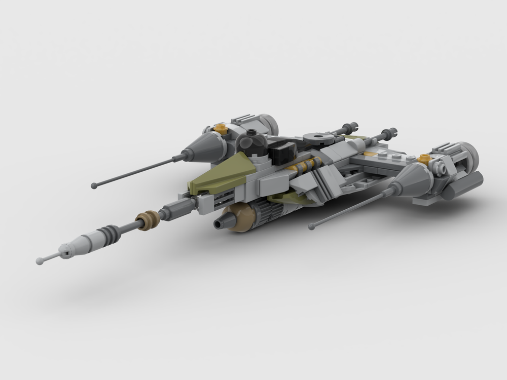 LEGO MOC Mando's Custom N1 Starfighter by Gren_Mamba | Rebrickable ...