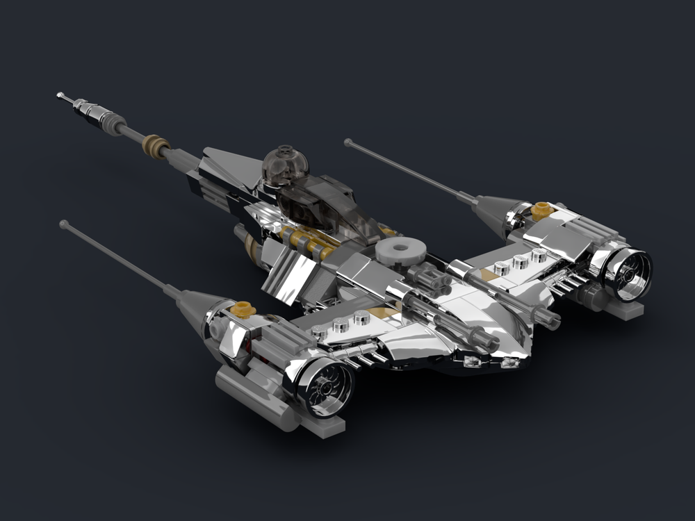 LEGO MOC Mando's Custom N1 Starfighter by Gren_Mamba | Rebrickable ...