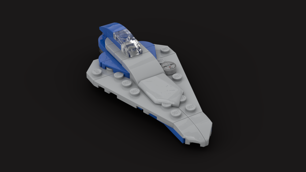 LEGO MOC Delta 7 star fighter by AbvAvrgUndrAchvr | Rebrickable - Build ...