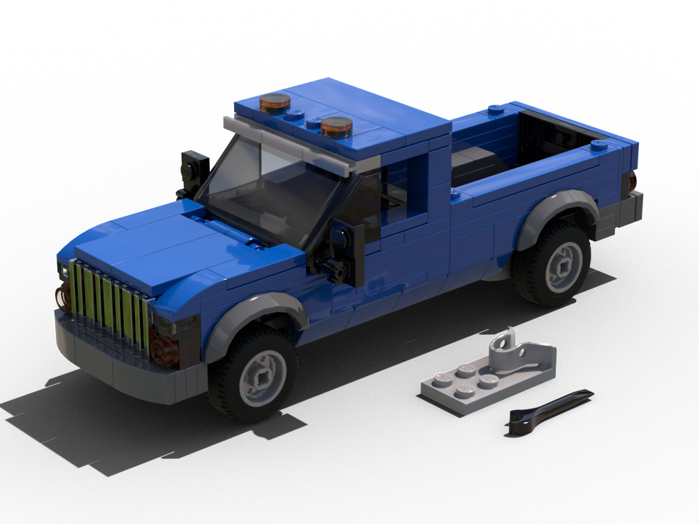 LEGO MOC-225552 Modular City Pickup #1 by DudPR | Rebrickable - Build ...