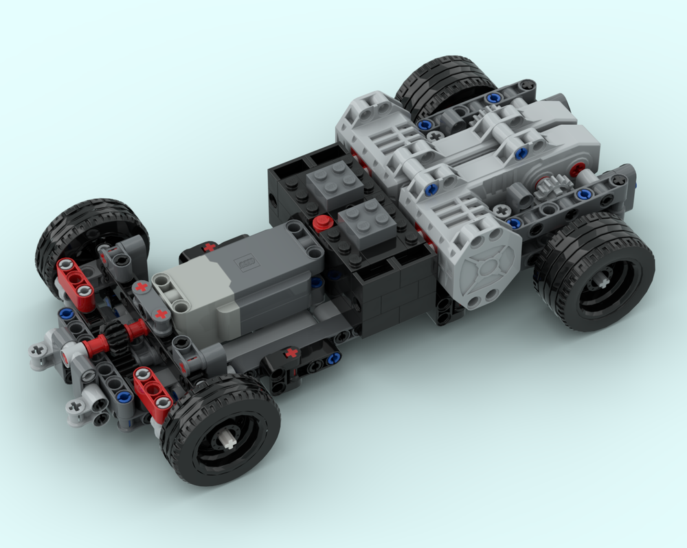 LEGO MOC-225570 Hyper Speed Compact RC Car Chassis by pink0d ...