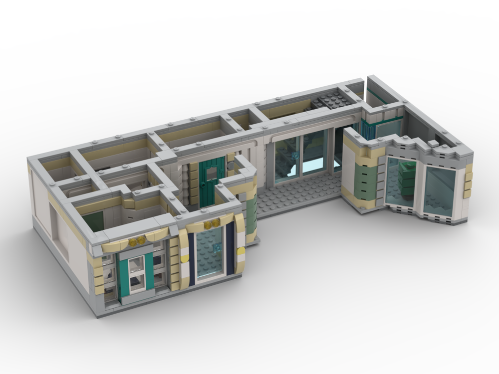 LEGO MOC Motel Brick Extra Floor by BrickAndBuildsI | Rebrickable ...