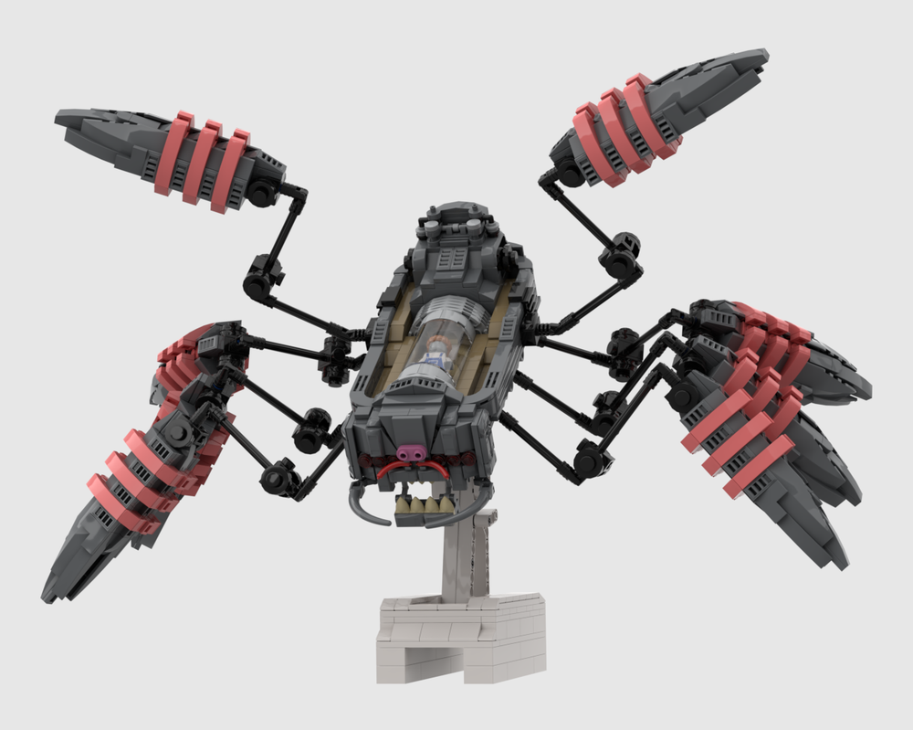 LEGO MOC Porky's Mech from Mother 3 with display stand v.1.0 by ...