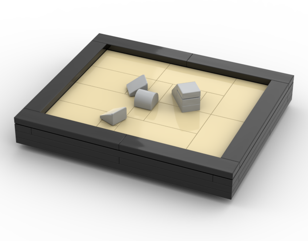 LEGO MOC Mini Sand Box Desk Display by wesleyjjohnson2003 | Rebrickable ...