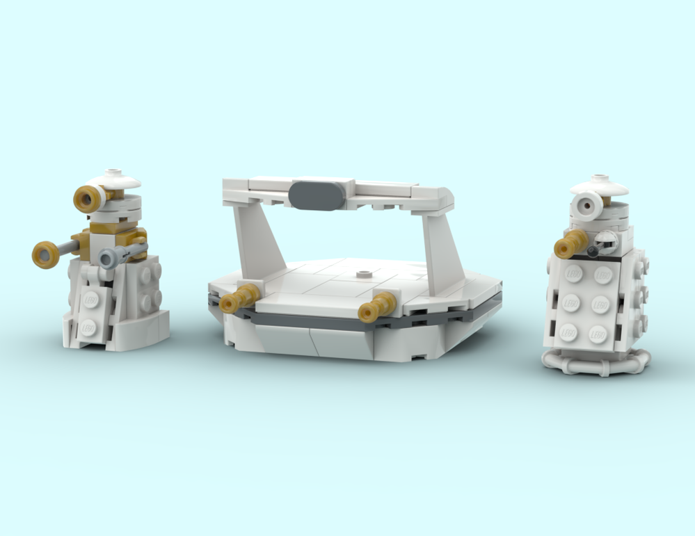 LEGO MOC Imperial Dalek Hoverbout by TheOtherOne | Rebrickable - Build ...