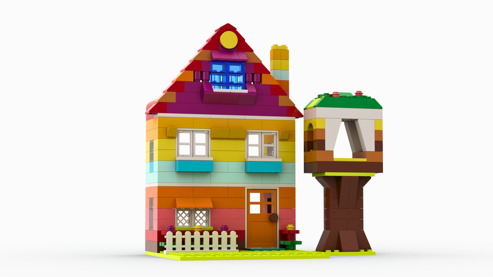 LEGO MOC 11038 House and treehouse by Lenarex | Rebrickable - Build ...