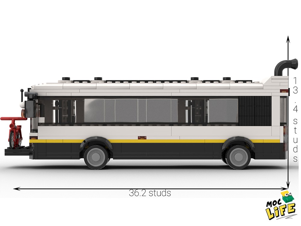 LEGO MOC Bus transit by MocLife | Rebrickable - Build with LEGO