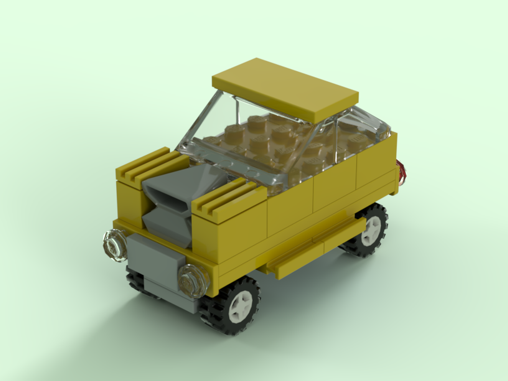 LEGO MOC-225598 weird yellow car by Autozout | Rebrickable - Build with ...