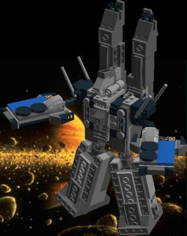 LEGO MOC Macross SDF-1 by Wolf01 | Rebrickable - Build with LEGO