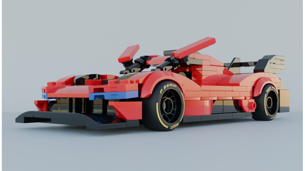 LEGO MOC Le Mans Hypercar Italian 499P by 6th gear | Rebrickable ...